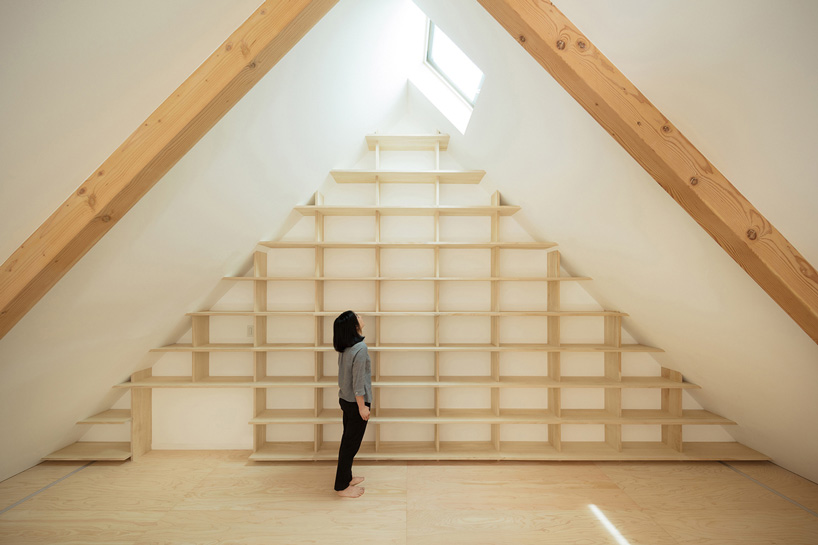 mio tachibana architects completes 'hinge' house in tokyo with a gable roof