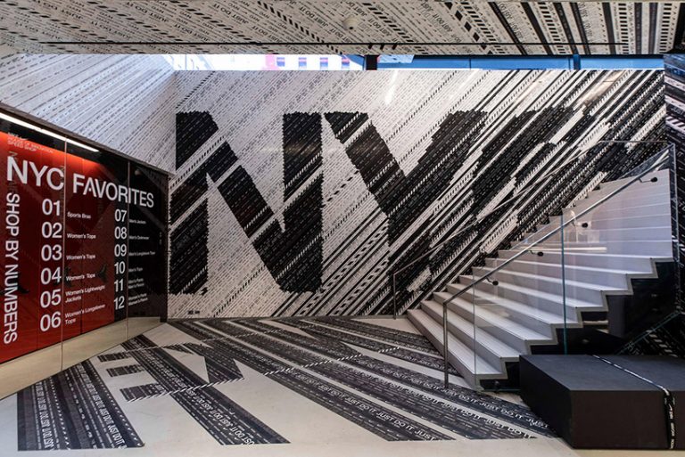 NIKE opens immersive flagship store in NYC with wavy glass façade