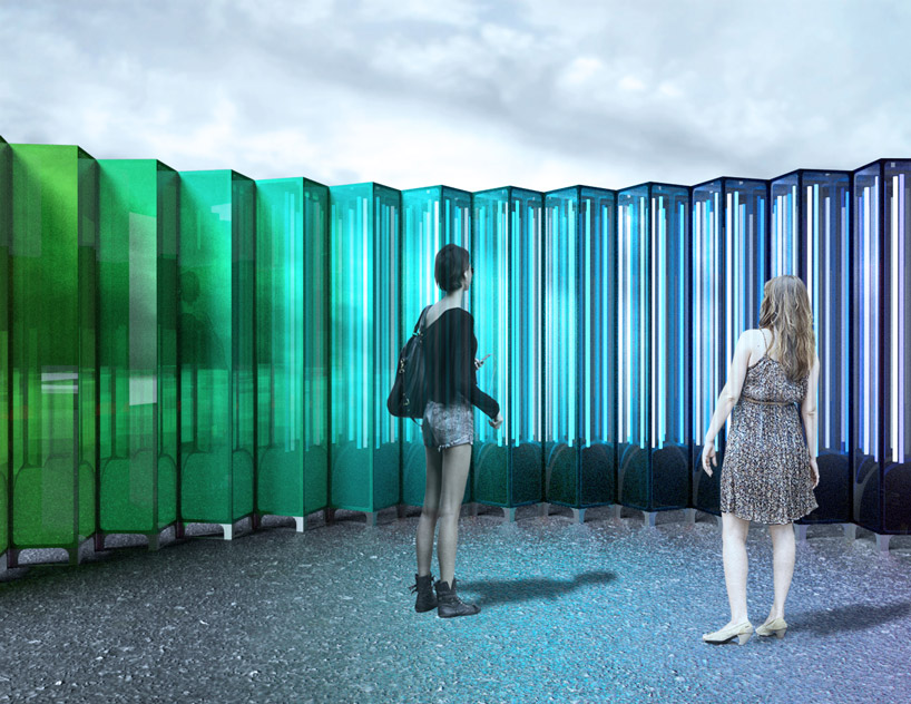 SOFTlab creates circular light installation of movement responsive ...