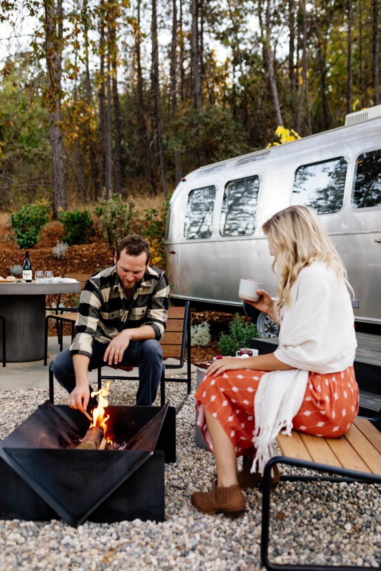 autocamp's luxury airstream trailers bring style to camping in yosemite
