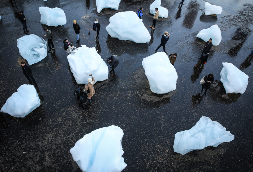 olafur eliasson brings ice watch installation to london