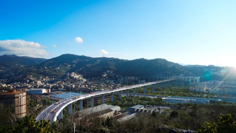 plans revealed for genoa bridge reconstruction by renzo piano