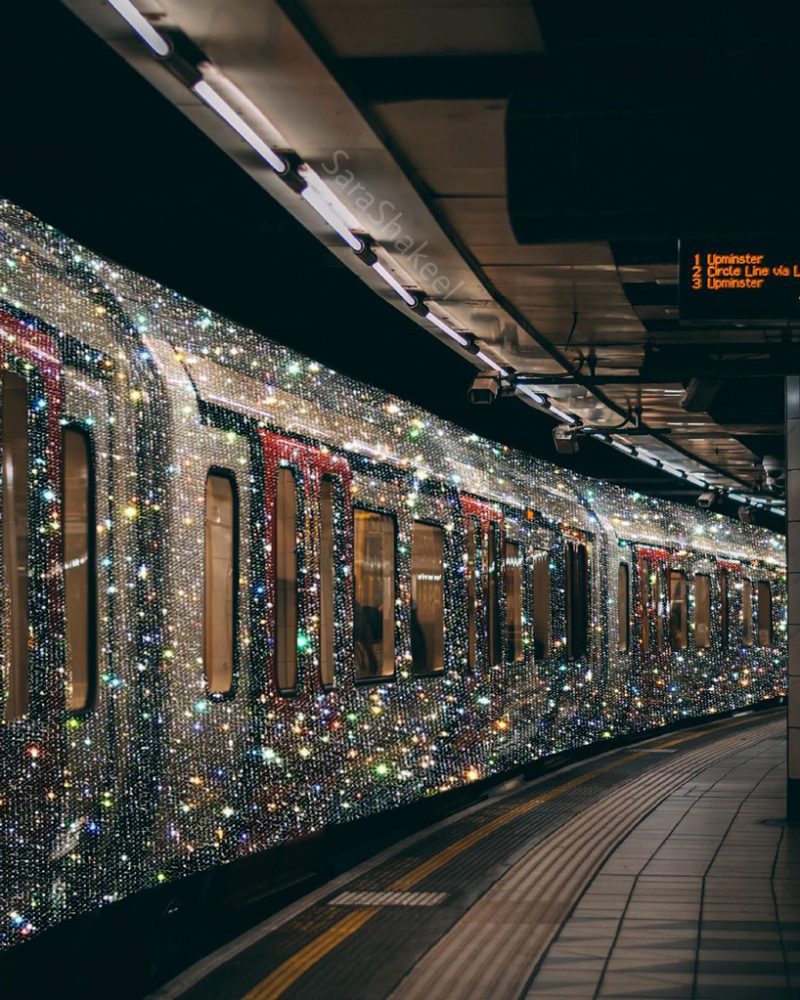 sara shakeel is the artist putting glitter on everything