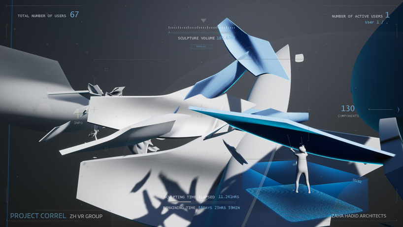 zaha hadid architects presents real-time modeling VR experiment