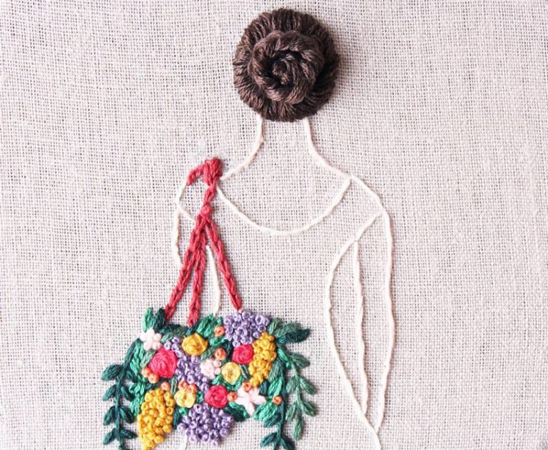 embroidery artist bernita broderi uses flowing thread to create 3D ...