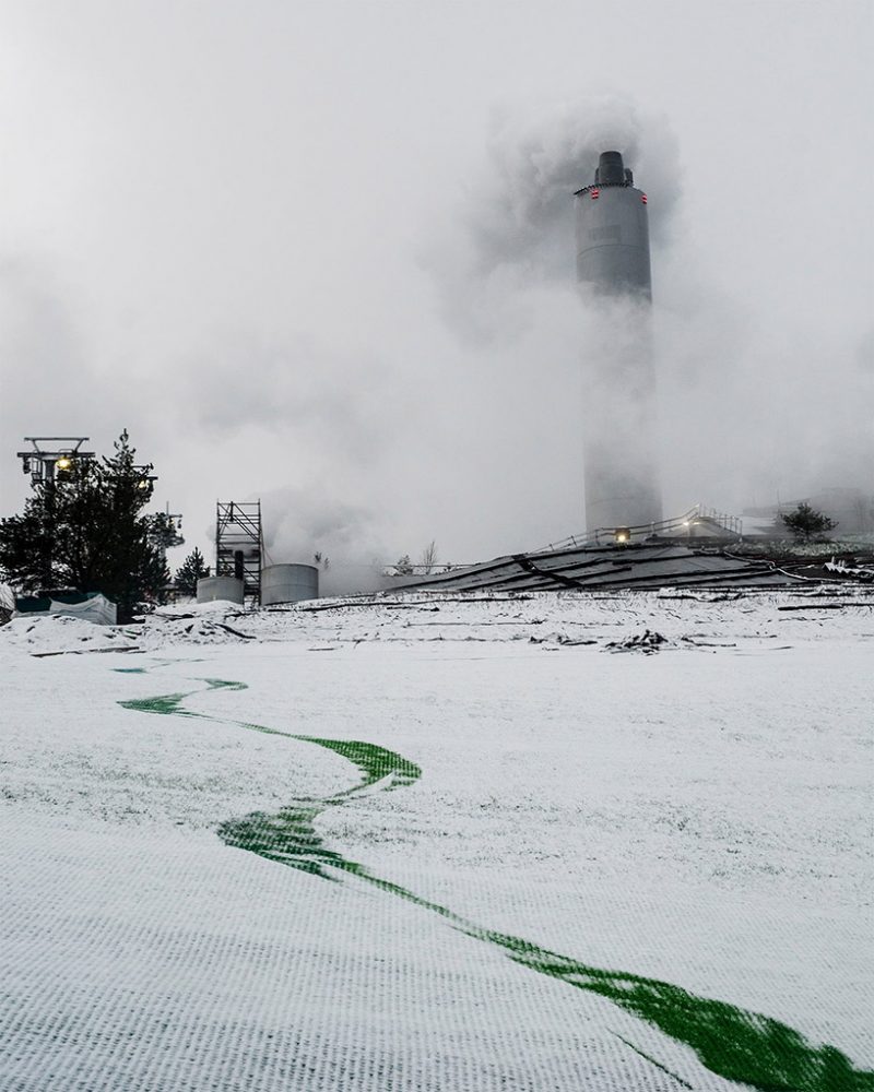 ski slopes tested on BIG's waste-to-energy plant in copenhagen