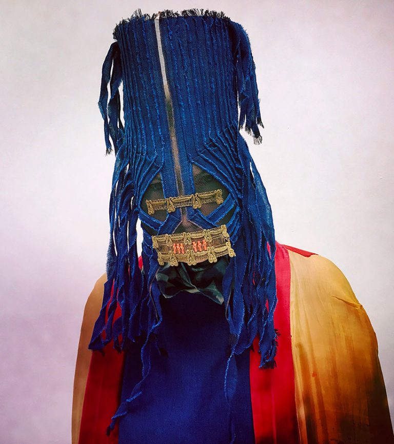 damselfrau: a peek behind the many masks of the london-based artist