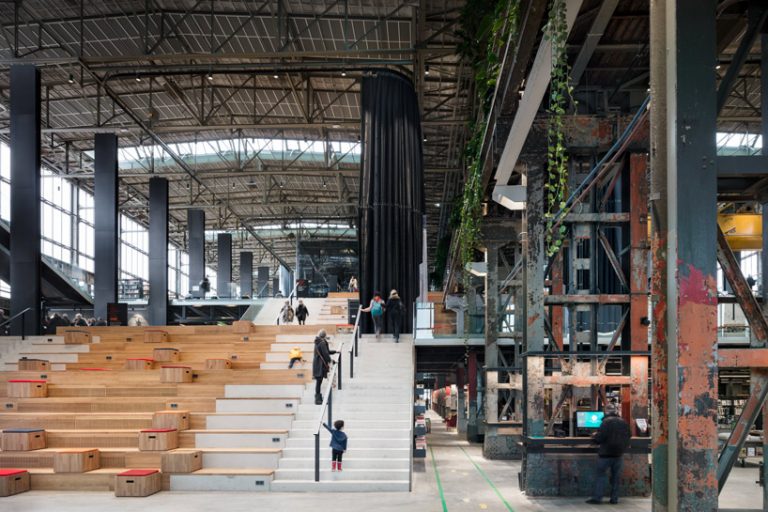 LocHal library in the netherlands is tilburg's 'new living room'