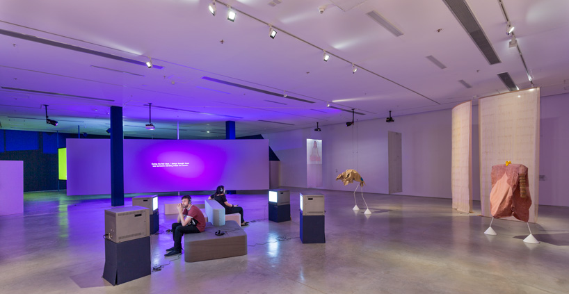 sculptural staircase connects the MSGSSS-renovated museum of modern art ...