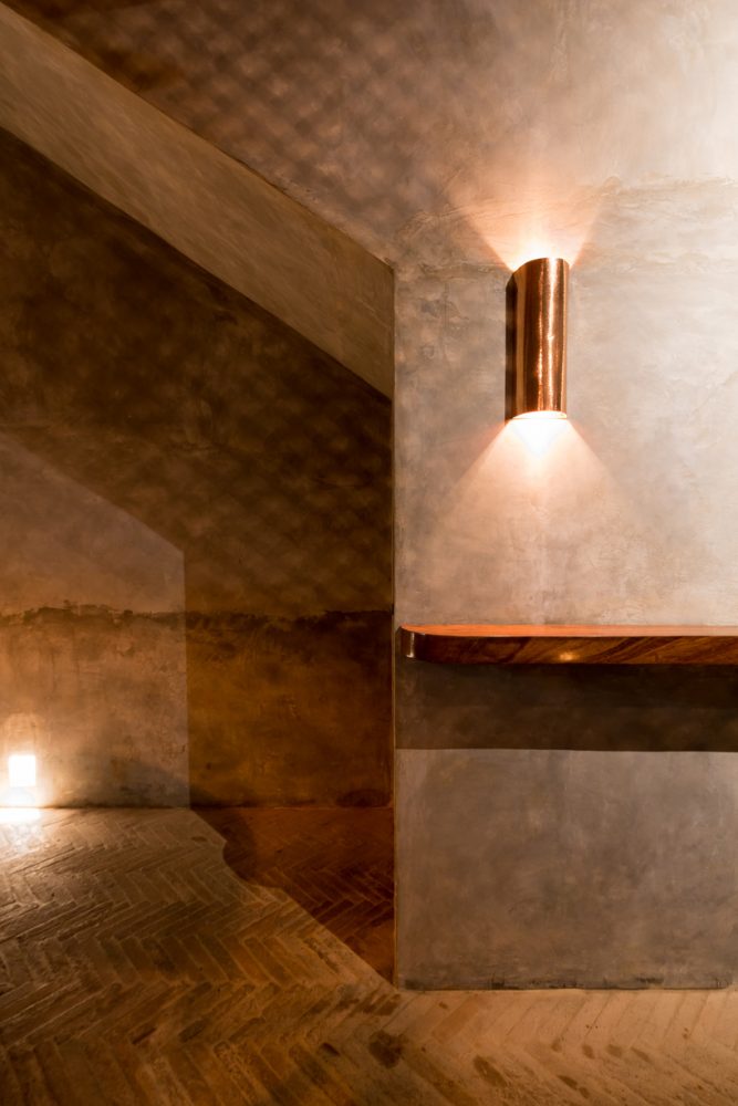PALMA converts abandoned brick interior in mexico to achara restaurant