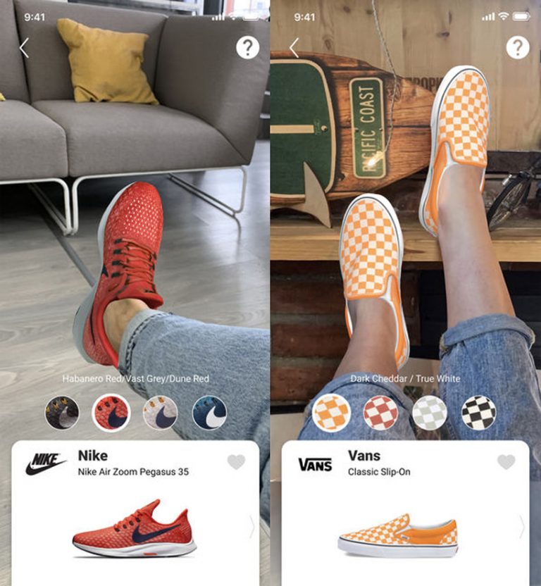 wanna kicks lets you virtually try on sneakers before you buy them