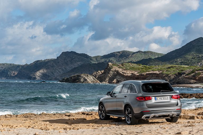 2020 mercedes-benz GLC defined by a more muscularly sculpted exterior