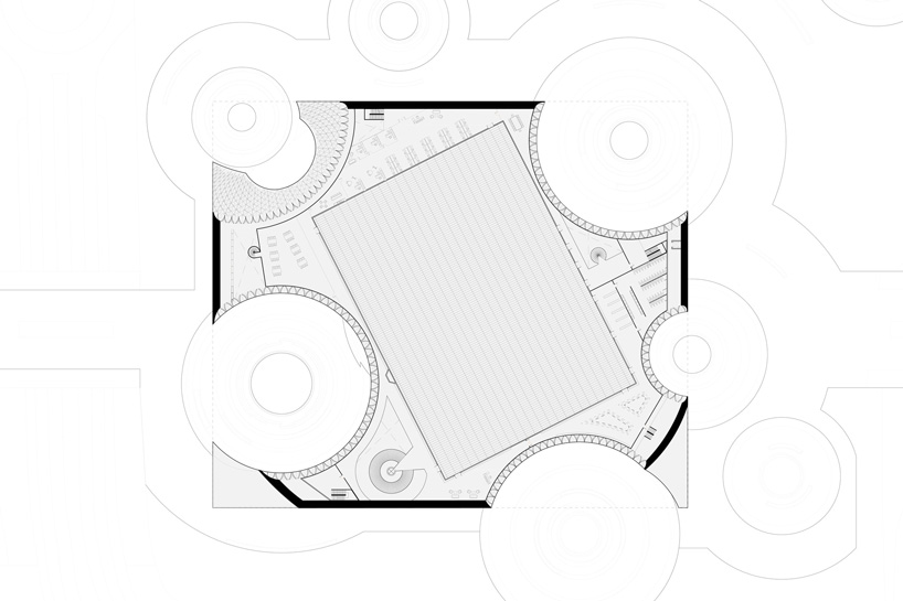 AMLGM proposes pearl mosque with cut outs for the dubai creek harbor