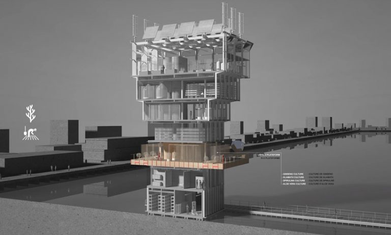 'superfarm' by studio NAB proposes an urban vertical farm concept