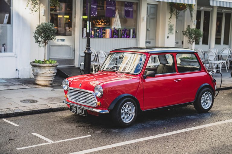 swind electrifies 100 production replicas of the classic MINI car