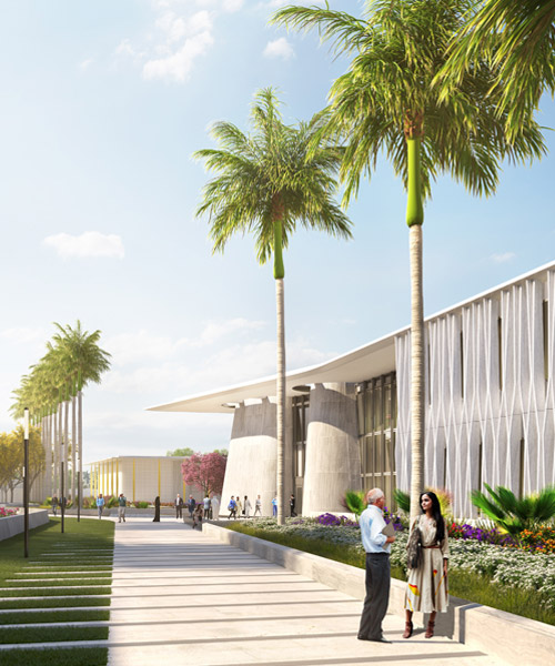 weiss/manfredi reveals design for the US embassy in new delhi