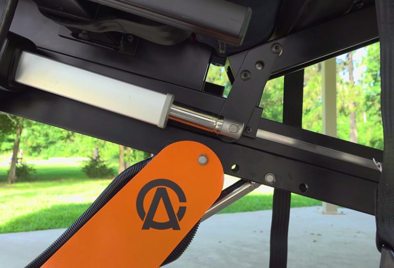 ablechair lets wheelchair users stand, walk, recline and lie down