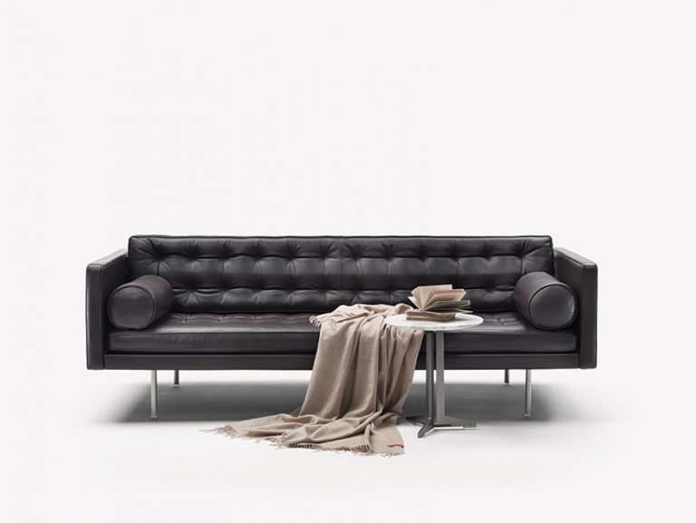 FLEXFORM magister sofa illustrates iconic, timeless italian design