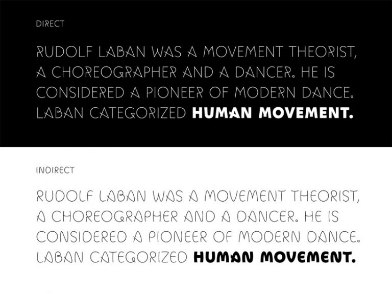 'MOVEMENT' typeface captures the art of dance by tracing the human body