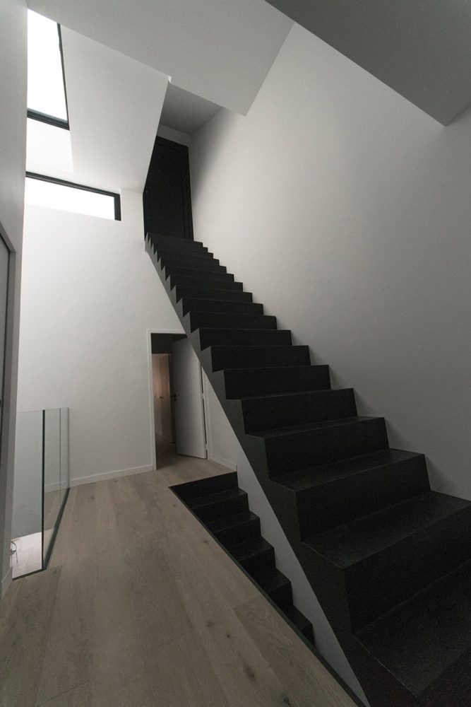 studio malka architecture adds golden block extension to residential ...