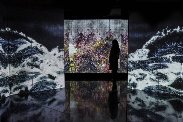 teamLab fills former oil tanks with 'digital universe of water ...
