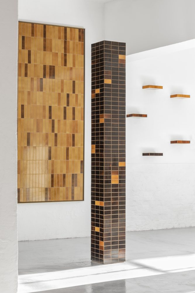 formafantasma turns volcanic lava into earthy tiles at milan design week