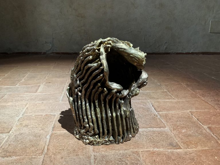 anton alvarez casts wax extrusions in bronze for 'l'ultima cera' at ...