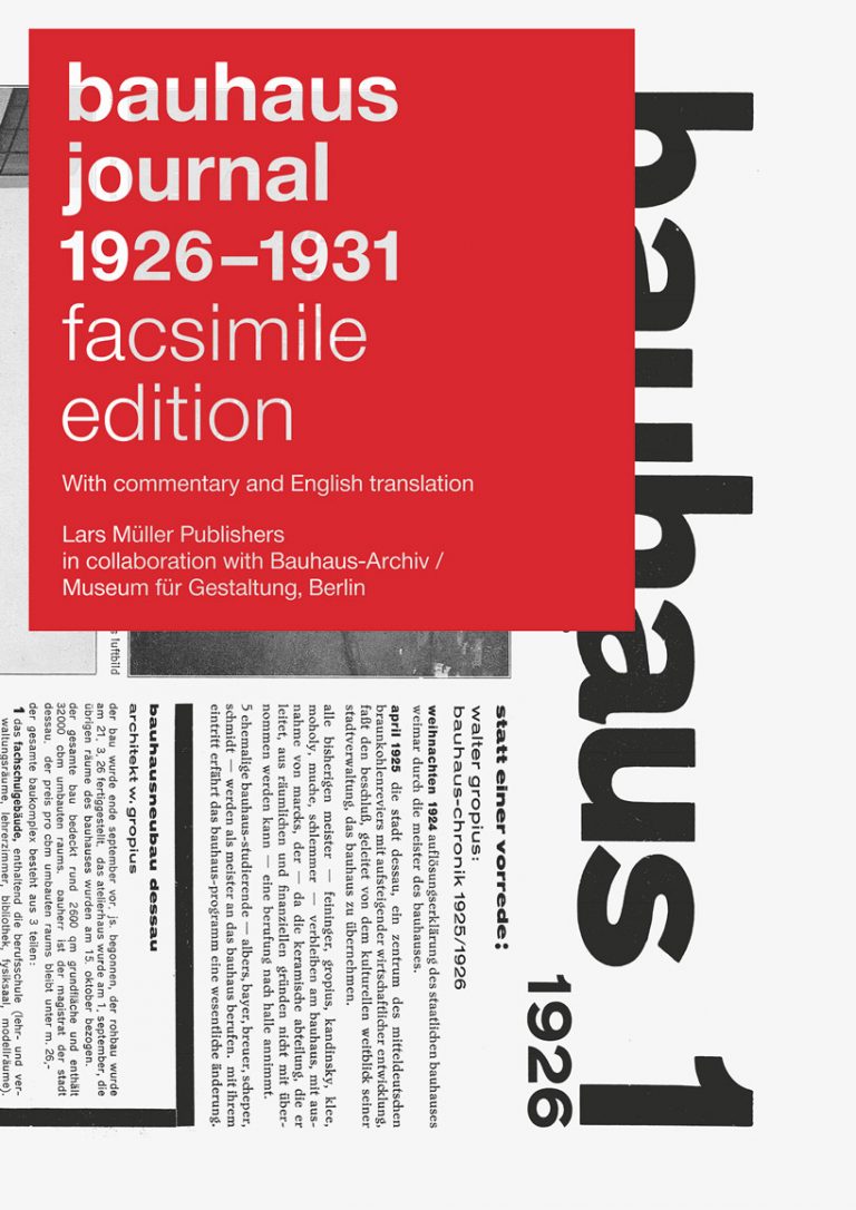 the bauhaus journal documents the iconic movement between 1926–1931
