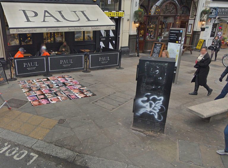 graphic street art tells historic tales at clerkenwell design week 2019