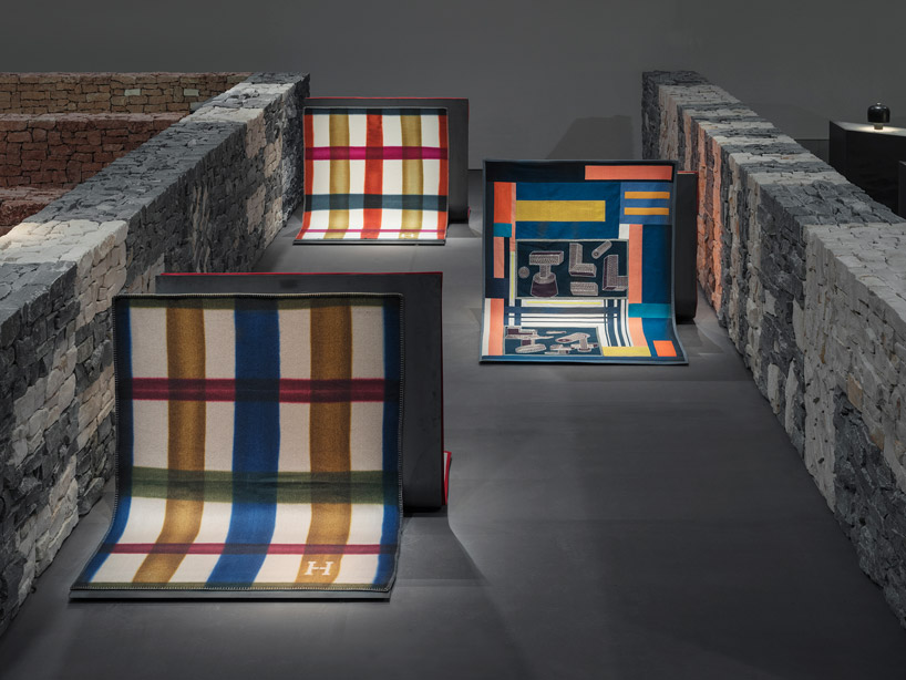 hermès embraces materials for new home collection at milan design week