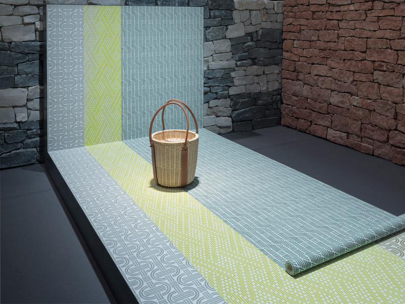 hermès embraces materials for new home collection at milan design week