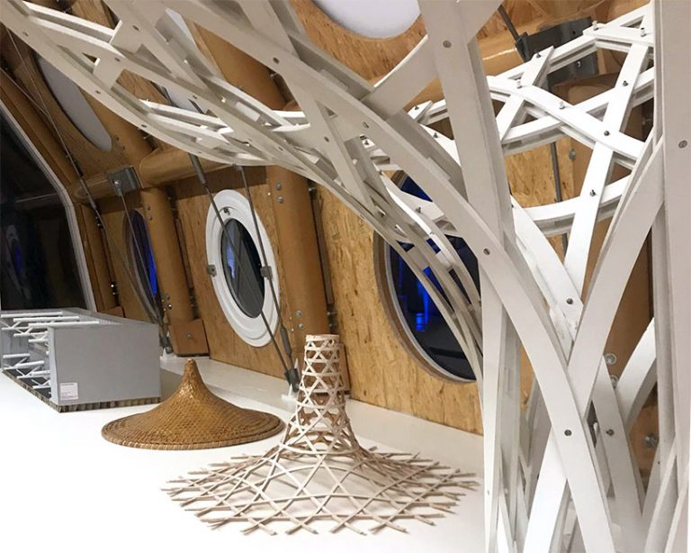 shigeru ban installs temporary paper studio in a milanese courtyard for ...