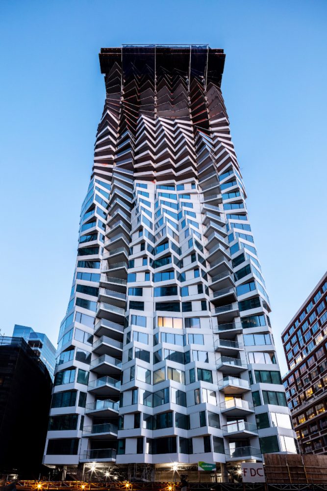 studio gang's MIRA tower in san francisco shown in new images