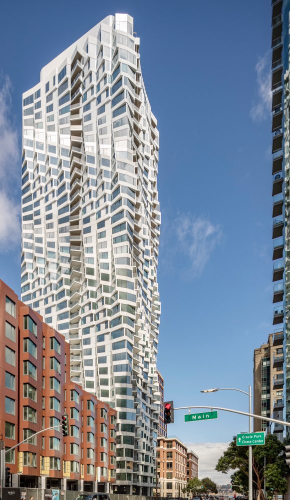 studio gang's MIRA tower in san francisco shown in new images