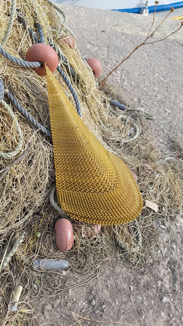 the new raw uses ocean waste to create 3D-printed seashell sculptures