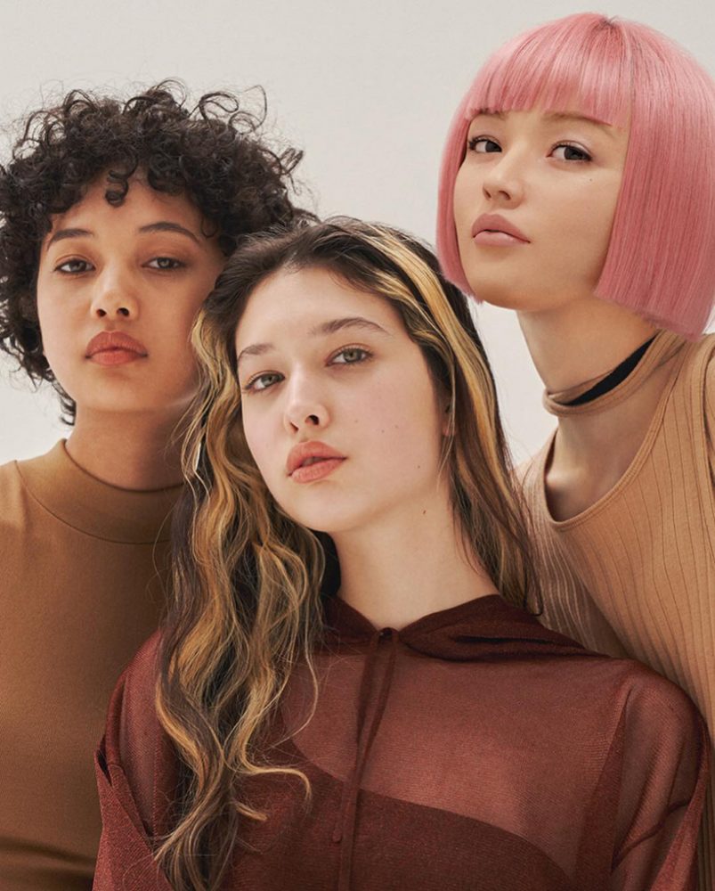 one of the three models, featured in this magazine spread, is a virtual ...