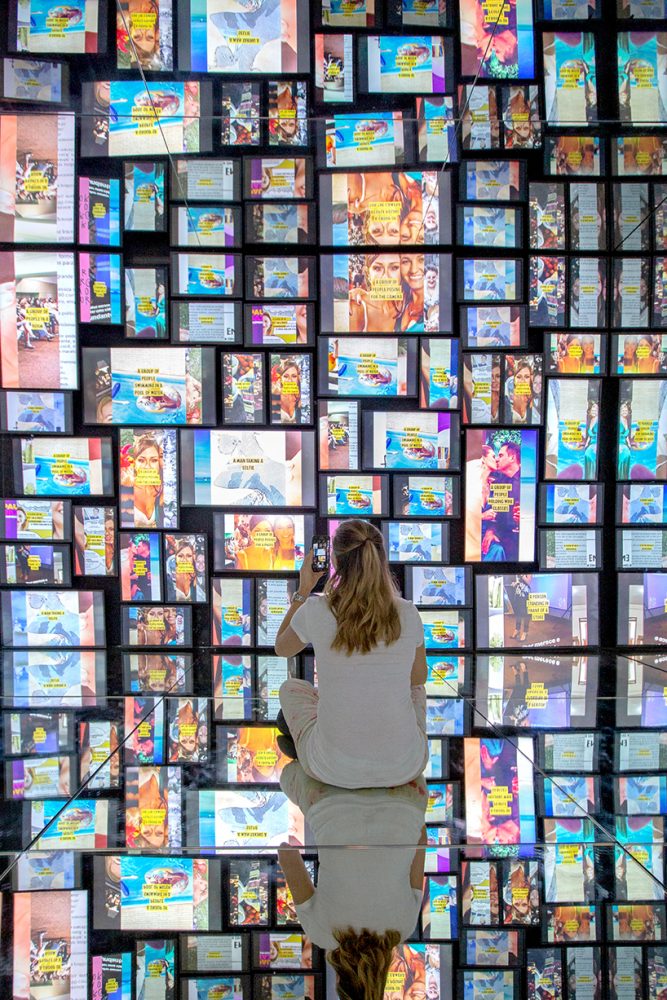 'museum of me' collages your digital self into a 360 degree chorus of ...