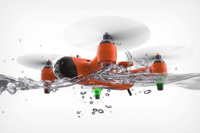 SPRY is the underwater drone capturing water sports in 4K video