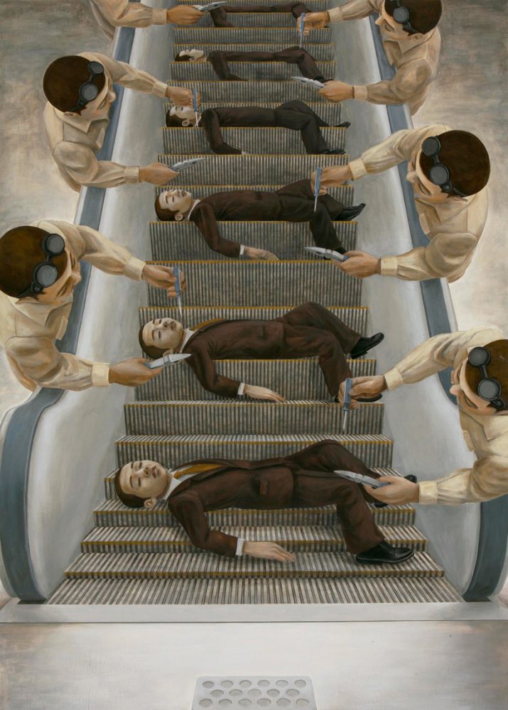 tetsuya ishida's afflictive paintings capture japan's 'lost decade' of ...