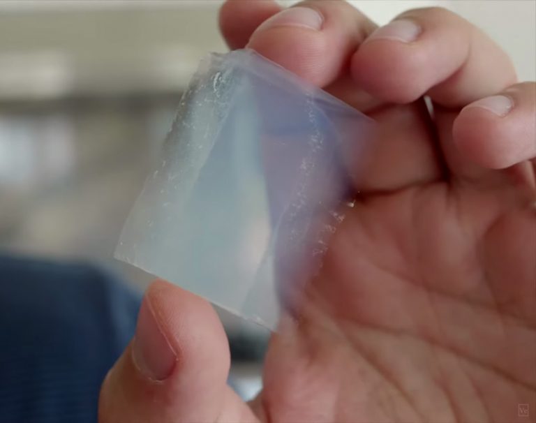 aerogel is only twice as dense as air and the lightest solid in the world