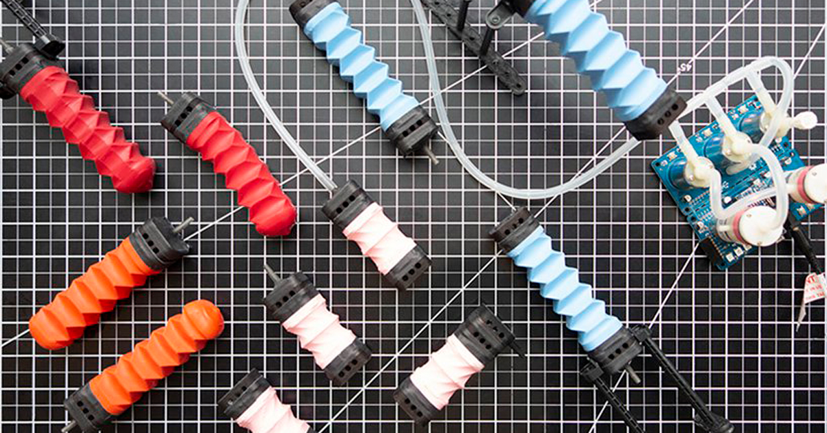 FLXO combines 3D printing and origami to fabricate soft robotics