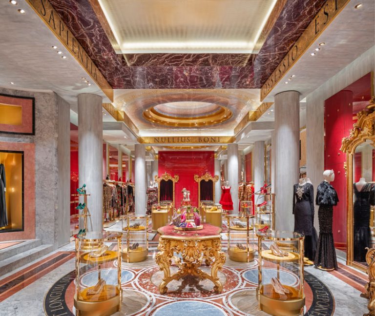 carbondale installs digital fresco in dolce & gabbana's latest rome store