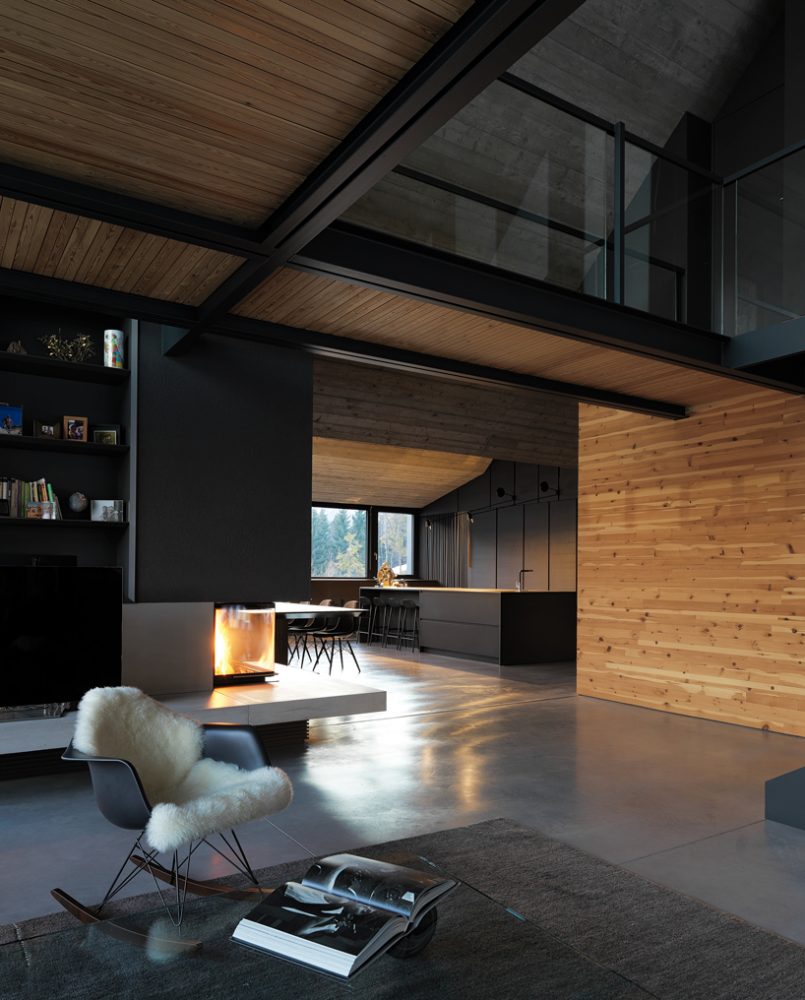 GEZA shapes an alpine holiday home to the contours of italian mountains