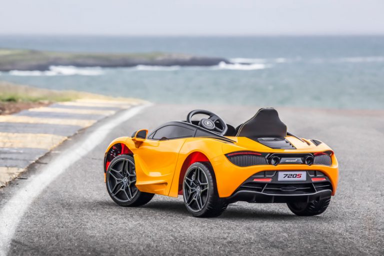 mclaren debuts mini 720S supercar for kids complete with butterfly doors