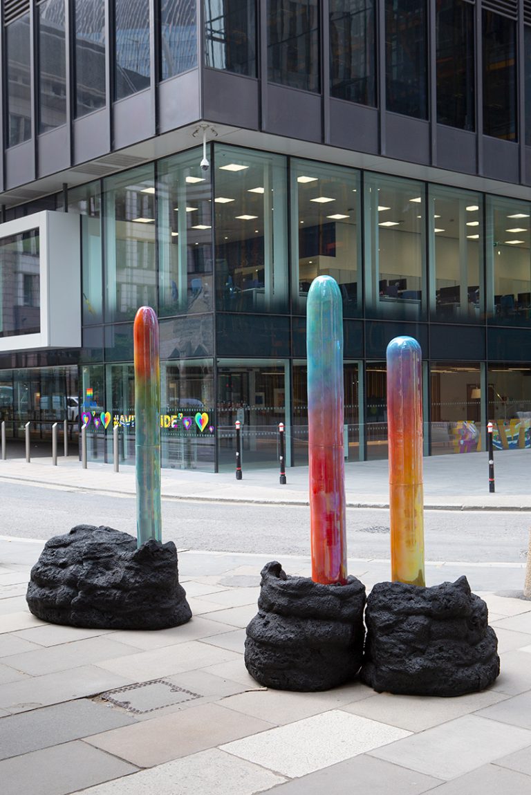 19 contemporary sculptures appear across the city center of london
