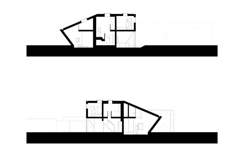 urban agency builds compact residence in dublin on triangular plan