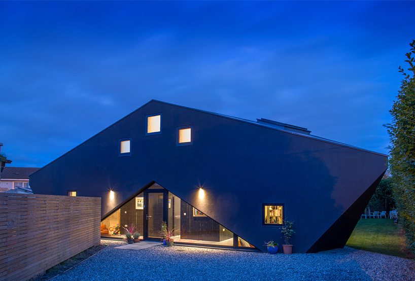 urban agency builds compact residence in dublin on triangular plan