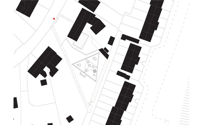 urban agency builds compact residence in dublin on triangular plan