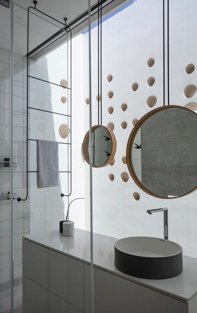 anderman architects completes house in israel with perforated façade