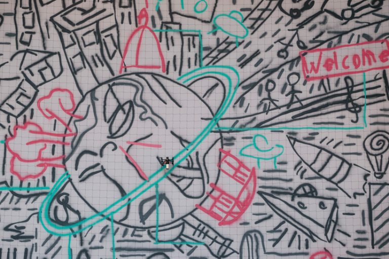 carlo ratti employs a flock of drones to spray-paint crowdsourced ...